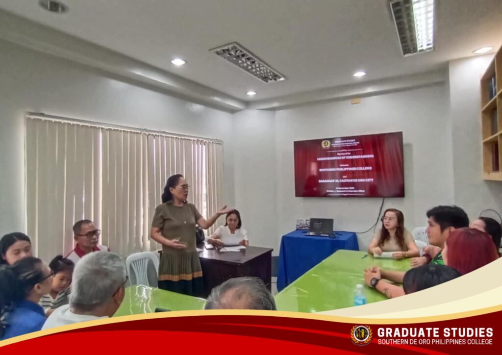 MOU Signing Ceremony - Southern de Oro Philippines College