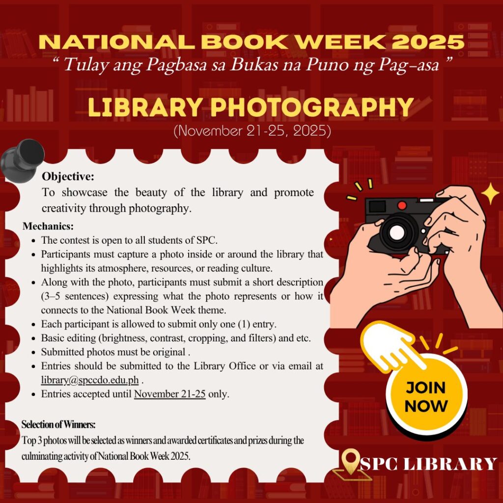 National Book Week 2025 - Southern de Oro Philippines College