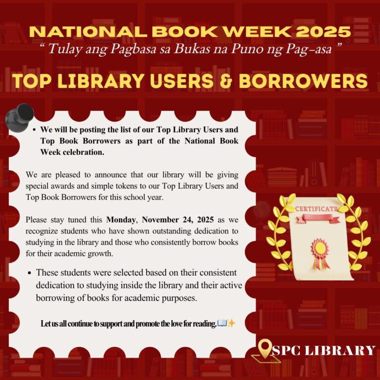 National Book Week 2025 - Southern de Oro Philippines College