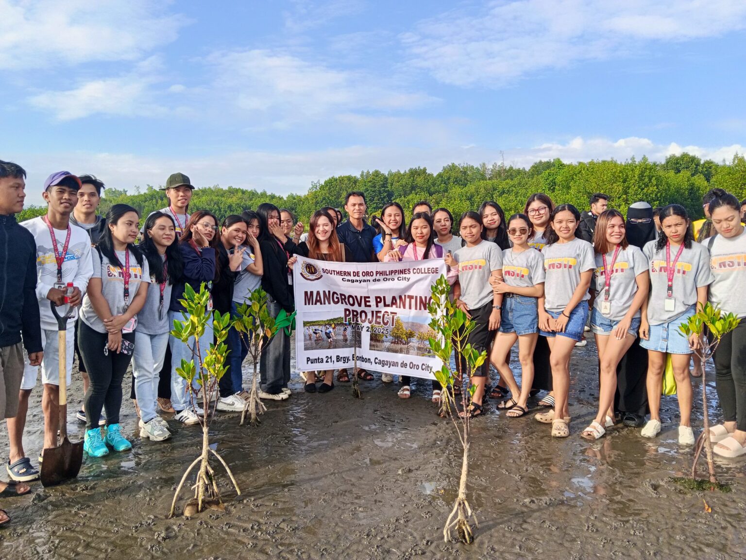 NSTP - Mangrove Planting Activity 2025 - Southern de Oro Philippines ...